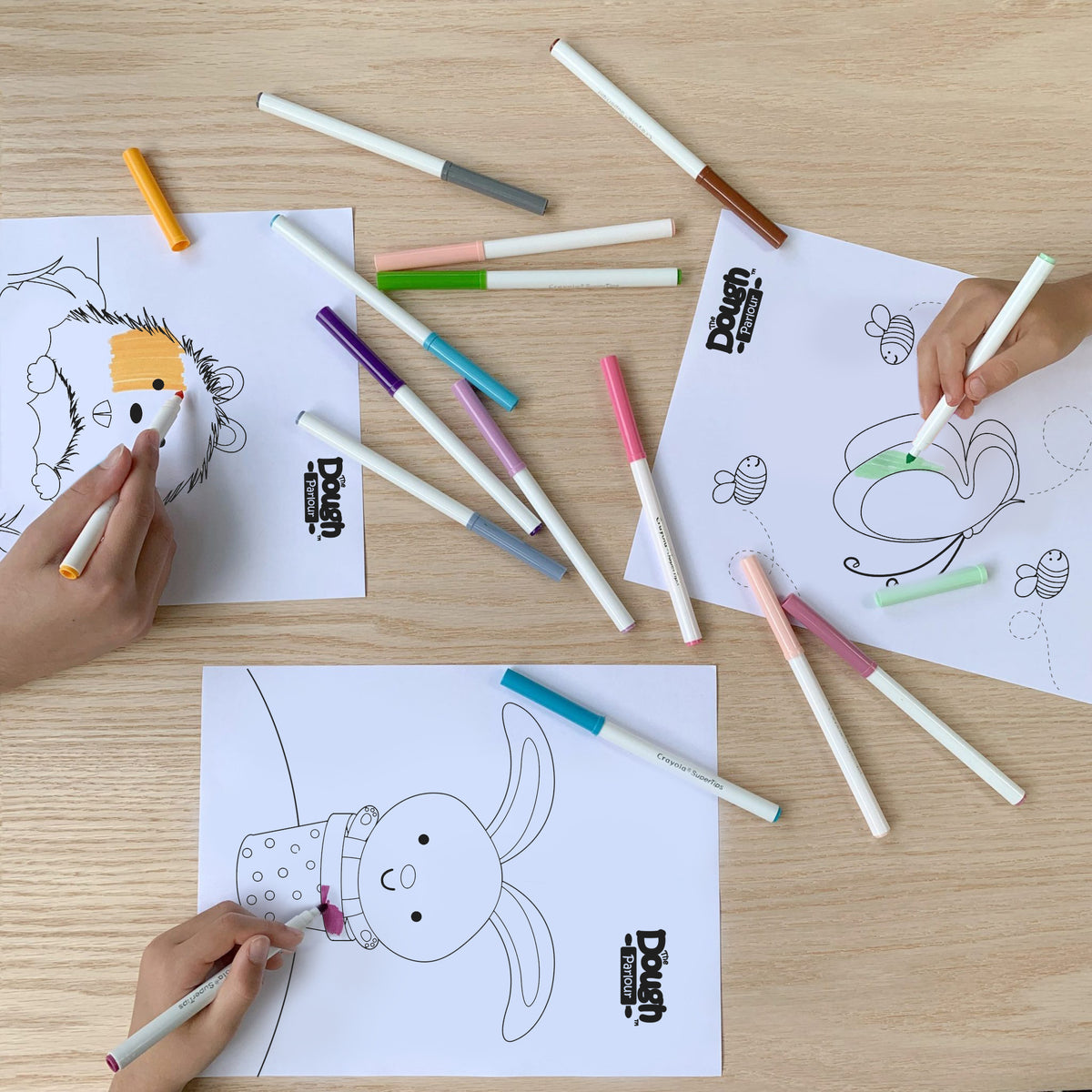 Spring Colouring Fun! – Dough Parlour
