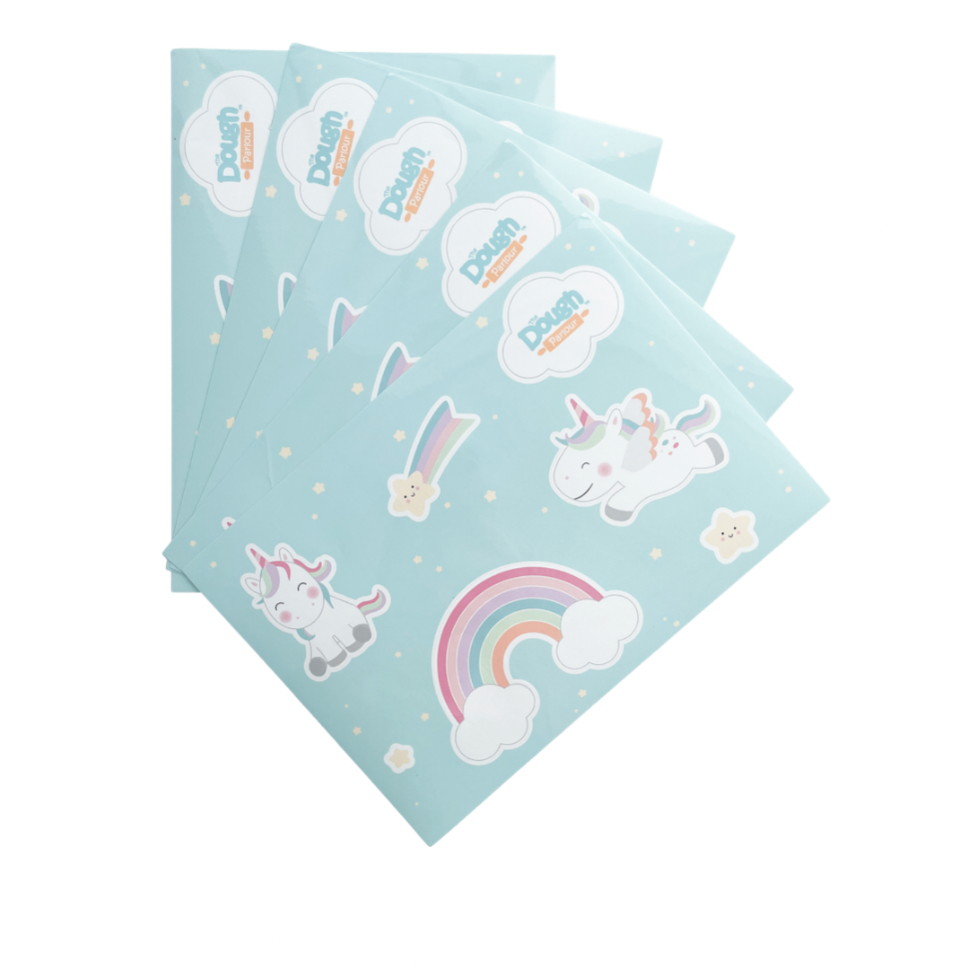 Unicorn Stickers - Set of 5 or 10 sticker sheets by Dough Parlour